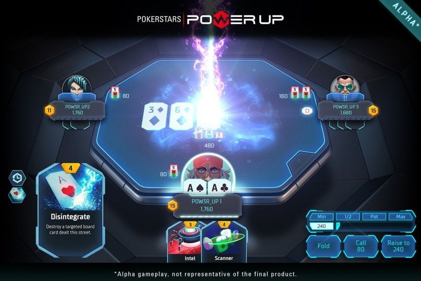 Power Up - a mix of poker and Hearthstone from PokerStars